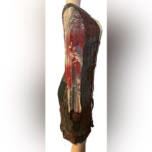 Vasana | Dresses | Vasna Dress Womens Hippie Chic Patchwork Shabby ...